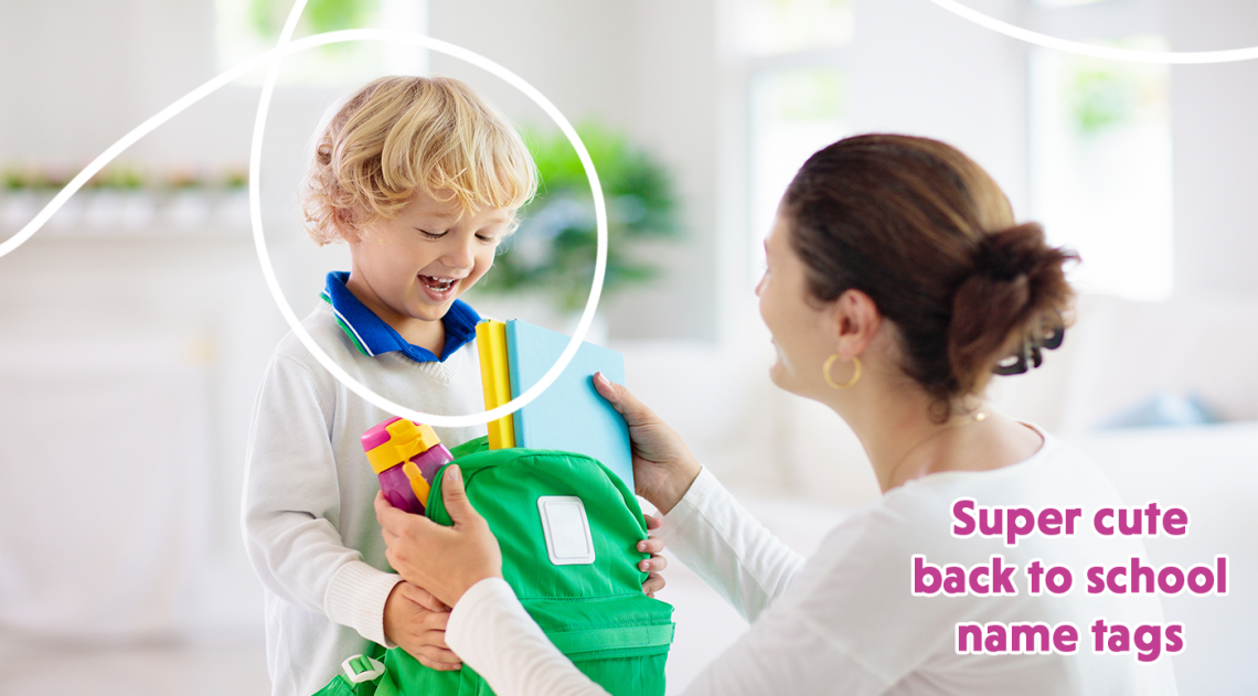 Super cute back to school name tags - Picniq Blog