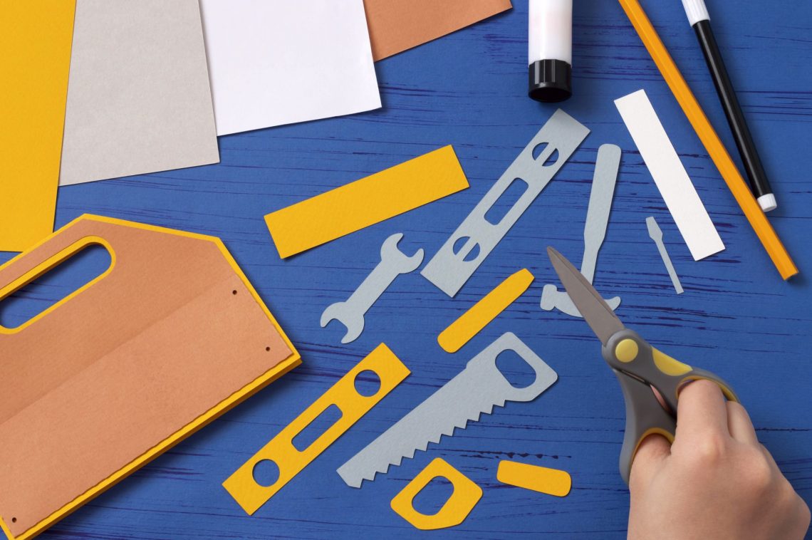 Father's Day toolbox card craft - Picniq Blog