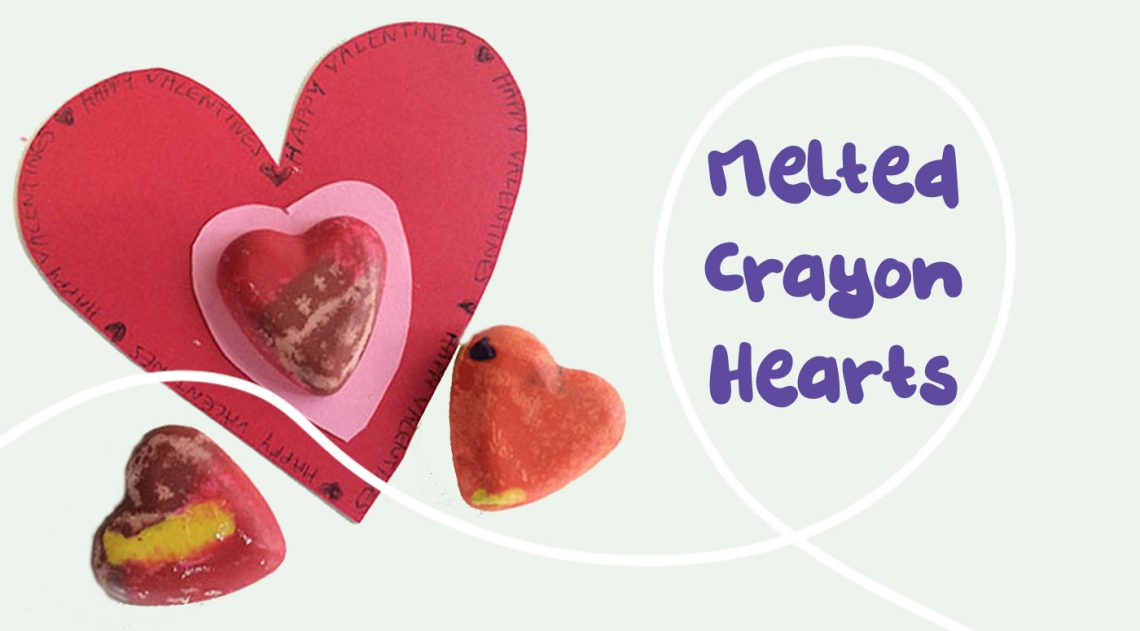 Valentine's Melted Crayon Hearts - Picniq Blog